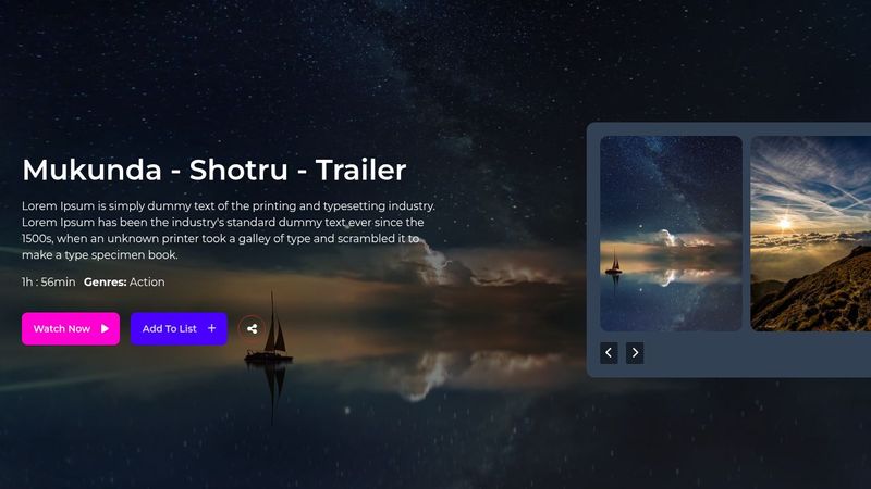 Responsive Image Carousel - Tailwind