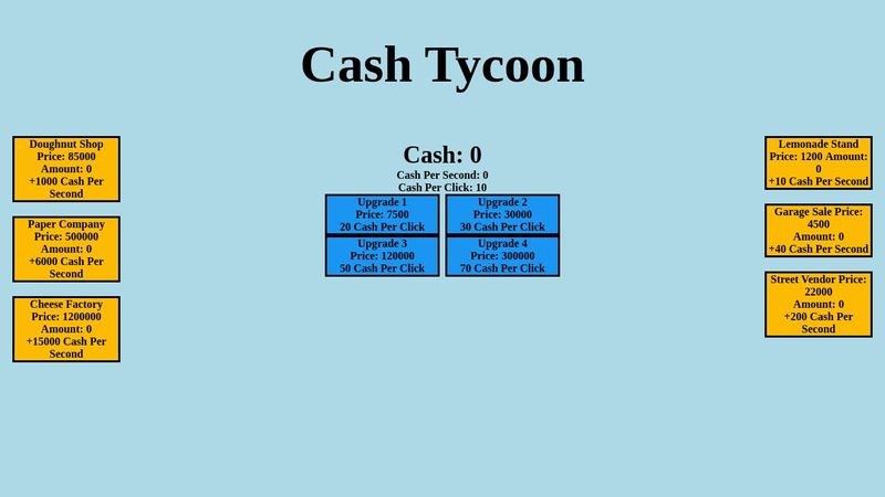 Cash Tycoon