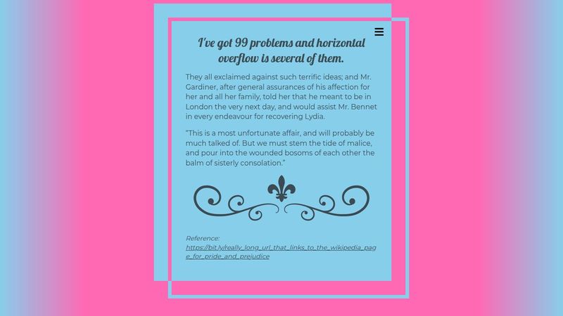 Oh No, Overflow! Keyboard accessible (:has(), so Chrome/Safari)