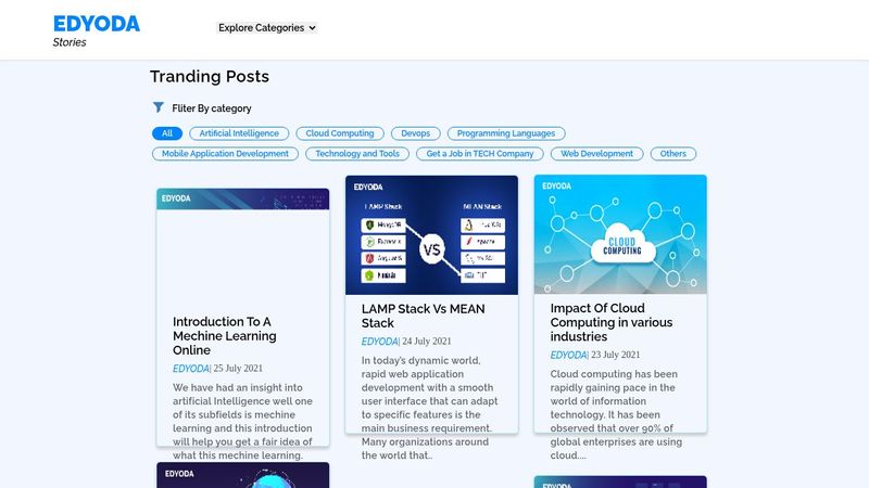 Edyoda Stories- Assignment-2