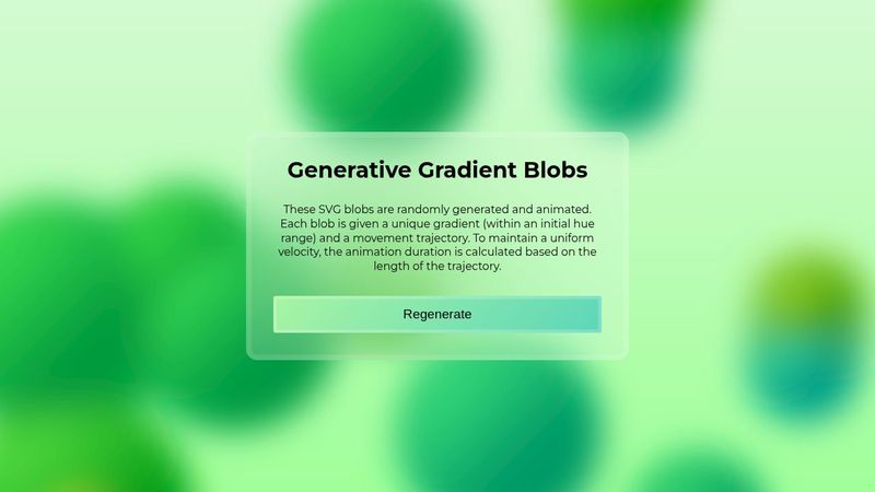 Generative Gradient Blobs