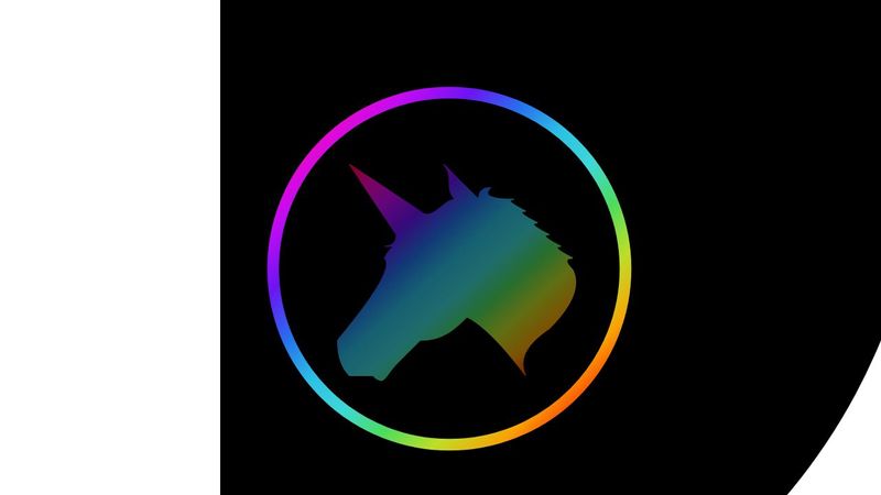 SVG rainbow unicorn + CSS animations