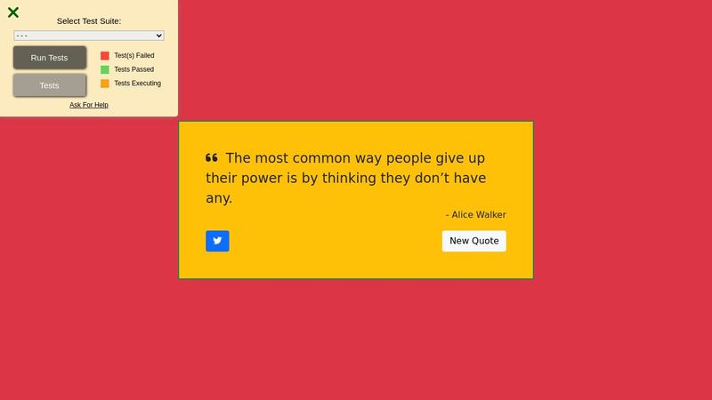 Random Quote Machine