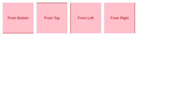 CSS Slide Animations
