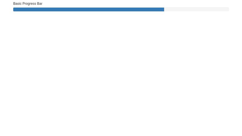 Basic Progress Bar