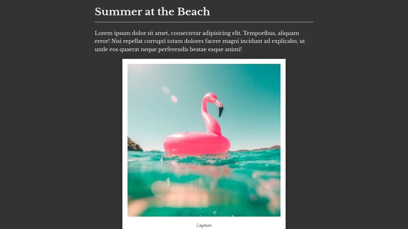 #CodePenChallenge: Photo Figures