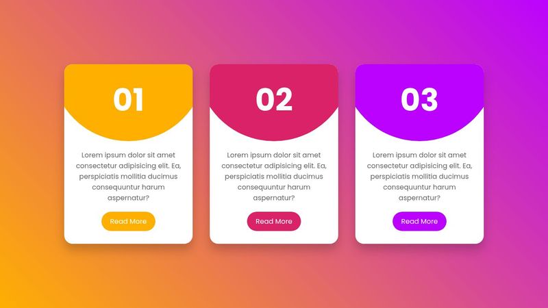 Responsive Card Hover Effect - Blur