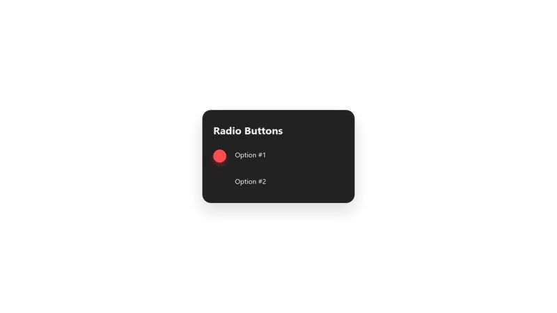 Interactive Radio Button Animation Using CSS