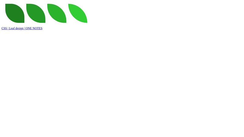 CSS | Leaf