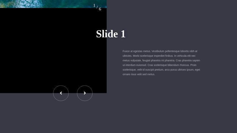 Image and text Slider example