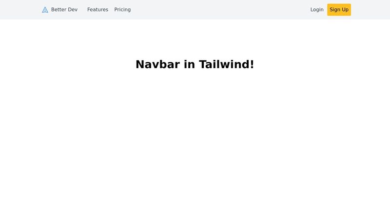 Building Tailwind CSS Navbars - Mobile Navigation Too!