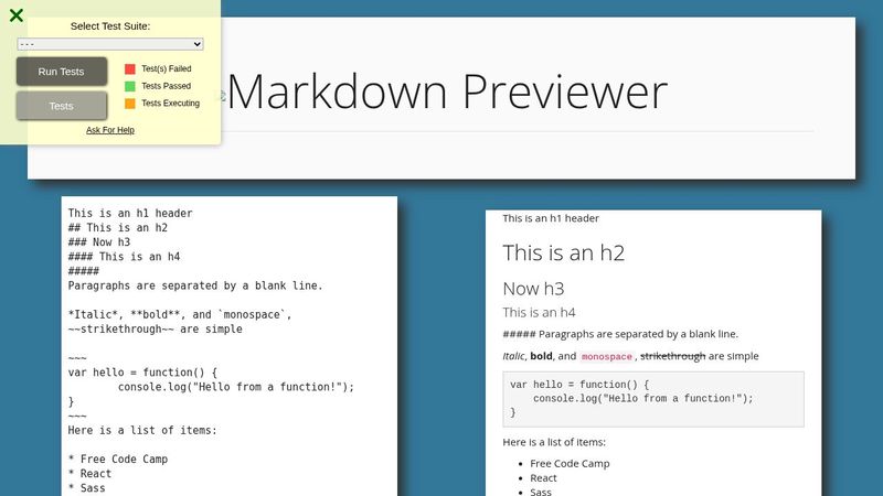 markdown-previewer