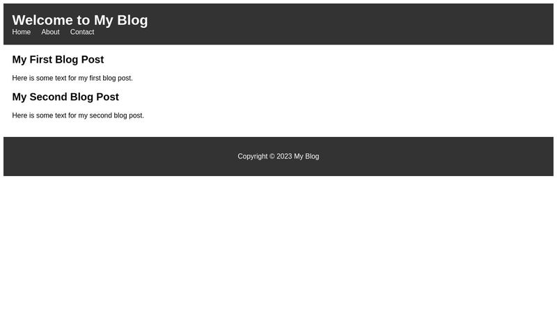 Coding Class Blog Page Build with CSS