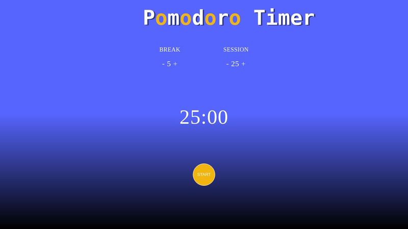 #DailyCSSImages2: Pomodoro timer ( HTML , CSS , JS )