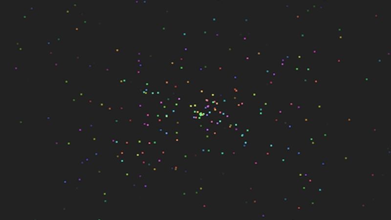particle explosion (pure CSS)