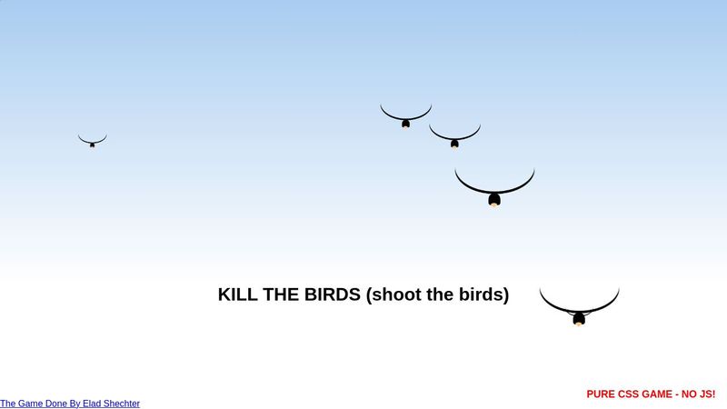 PURE CSS GAME - NO JS