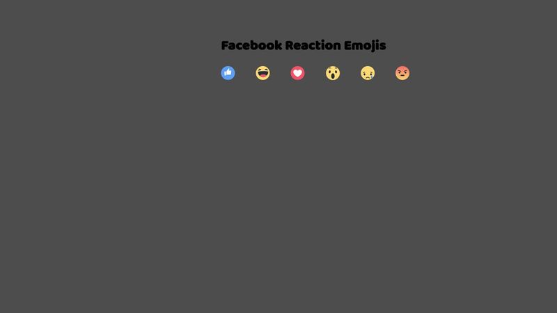 Facebook Reaction Emojis