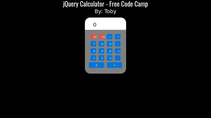 jQuery Calculator
