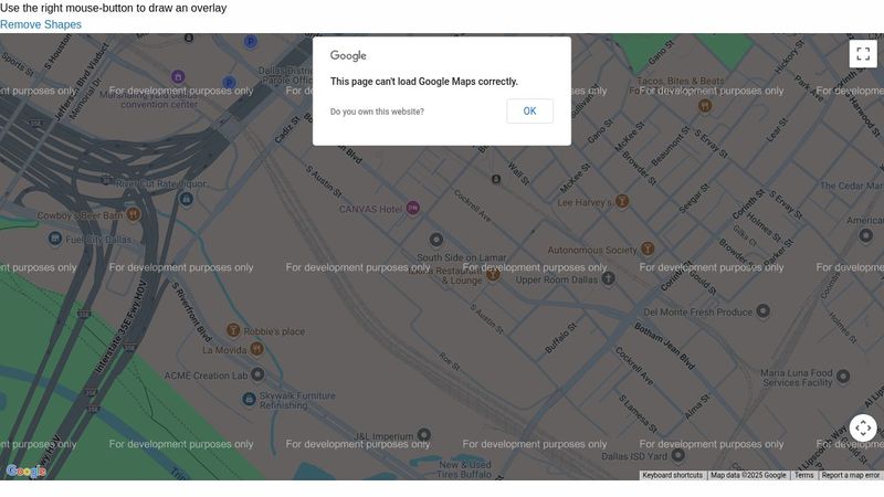 Google Maps Draw Custom Shape