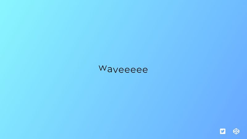 Wavy Loading Animation