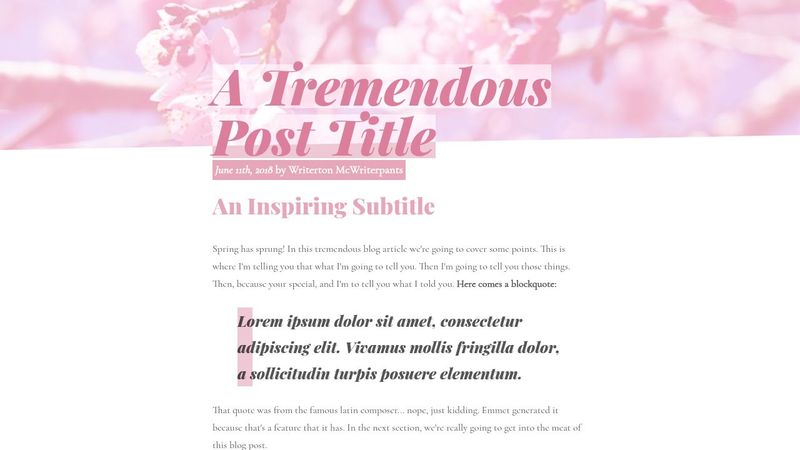 #CodePenChallenge: Typeset This Post