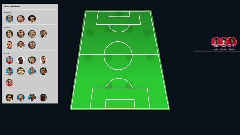 CSS 3D Soccer Field (Static)