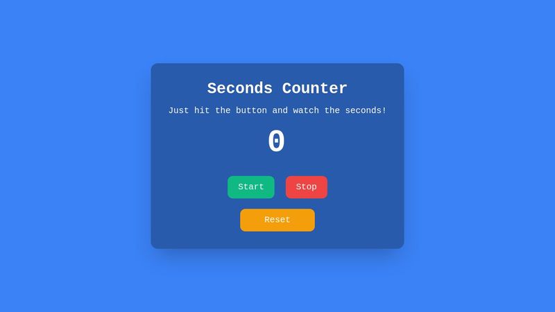 Seconds Counter