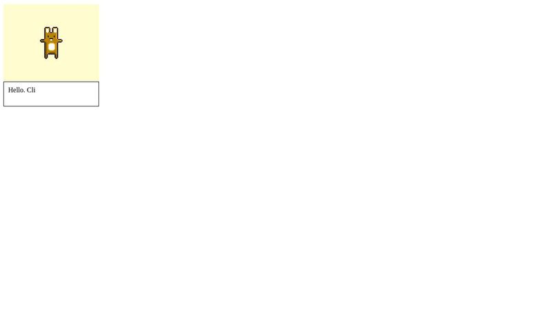 character intro css text appear pixi js