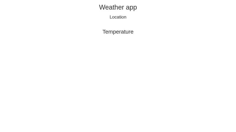 Weather API