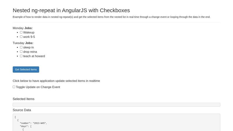 Nested ng-repeat in AngularJS with Checkboxes