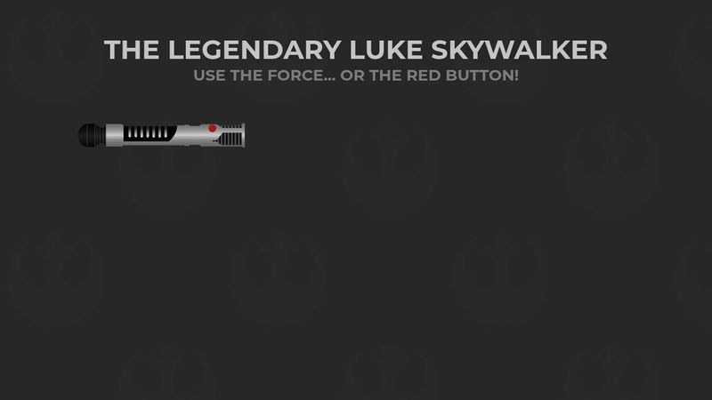 SVG & CSS Lightsaber