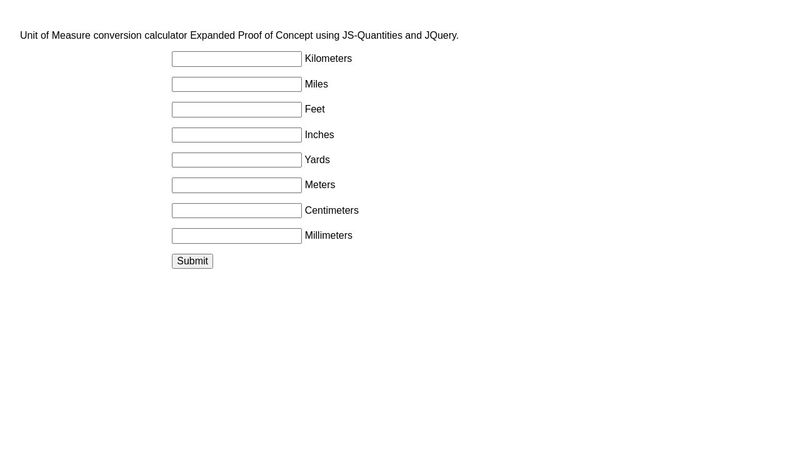 Expanding Basic JS-Quantities Unit Conversion