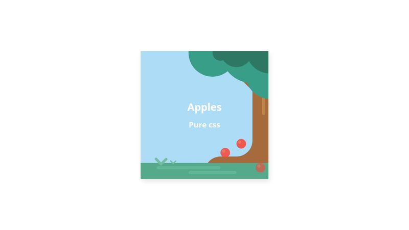 CSS apples