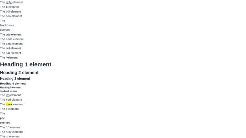 Basic CSS - Styling Type Defaults