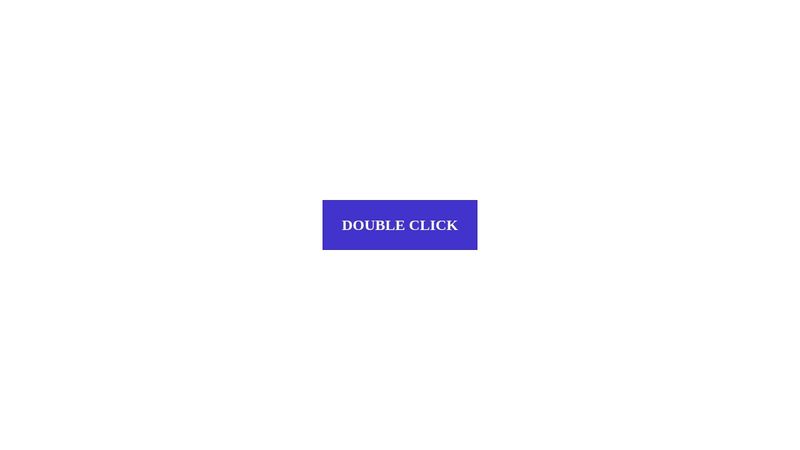 CSS Double click button