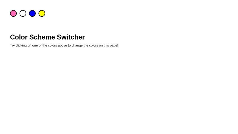 jQuery Color Switcher