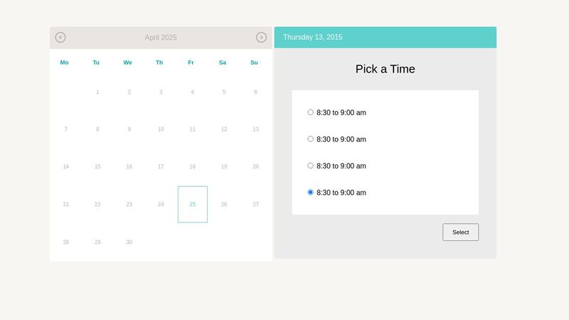 Date & Time picker