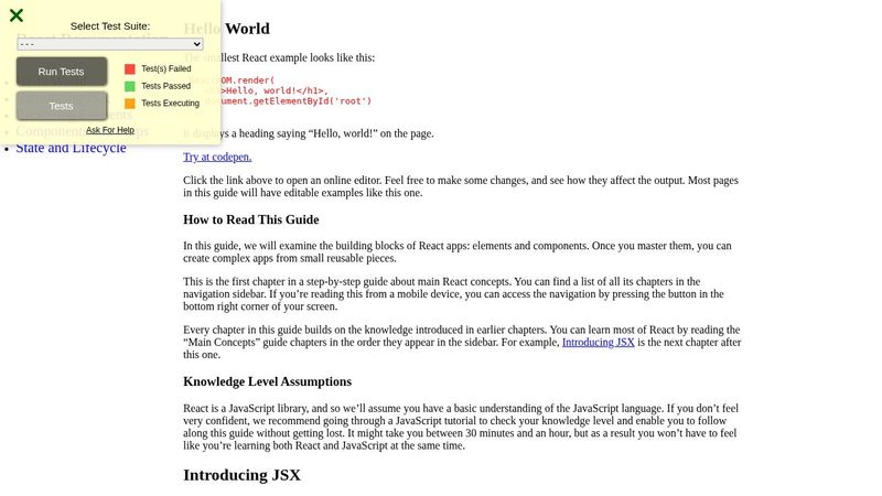 Responsive Web Design Projects - Build a Technical Documentation Page