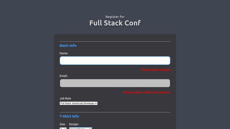 Full Stack JavaScript TechDegree Project 3 by Garrett Siegel