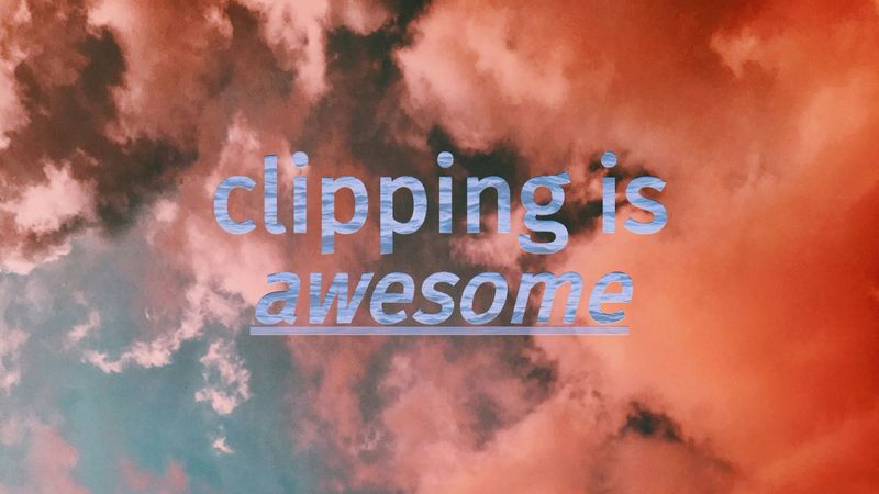 CSS Text Clipping Mask with Images (Background Clip)