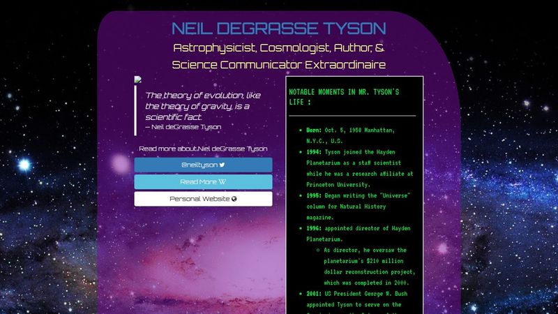 FCC - Project #1 - Tribute Page