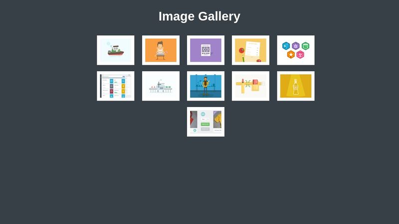jQuery image gallery: overlay/lightbox