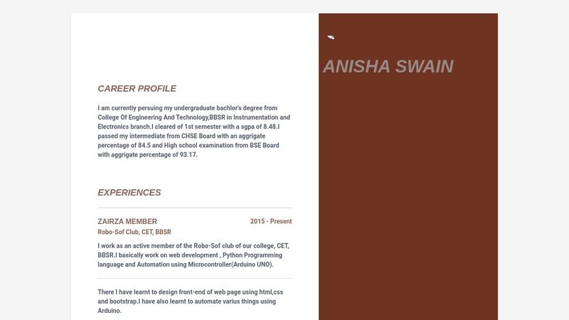 CodePen - A Pen by Anisha Swain