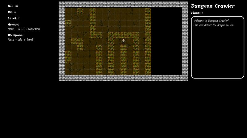 FreeCodeCamp.com - Rougelike Dungeon Crawler Project