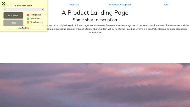 Responsive Web Design Projects - Build a Product Landing Page