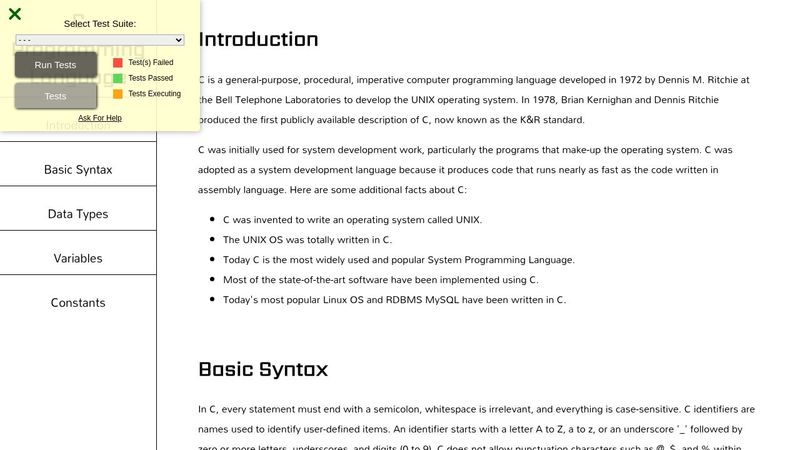 freeCodeCamp Technical Documentation Page