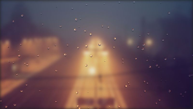 CSS Raindrops (simple version)