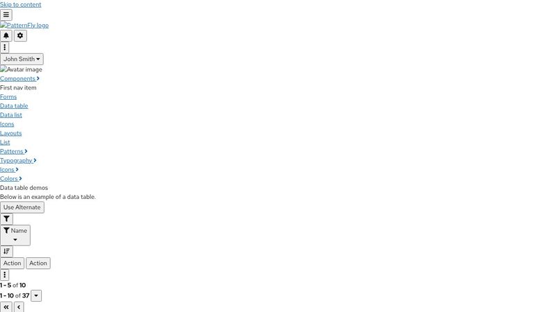 PatternFly 4 - Use Alternate Component