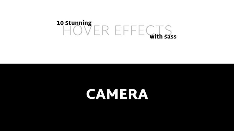 10 stunning hover effects with sass