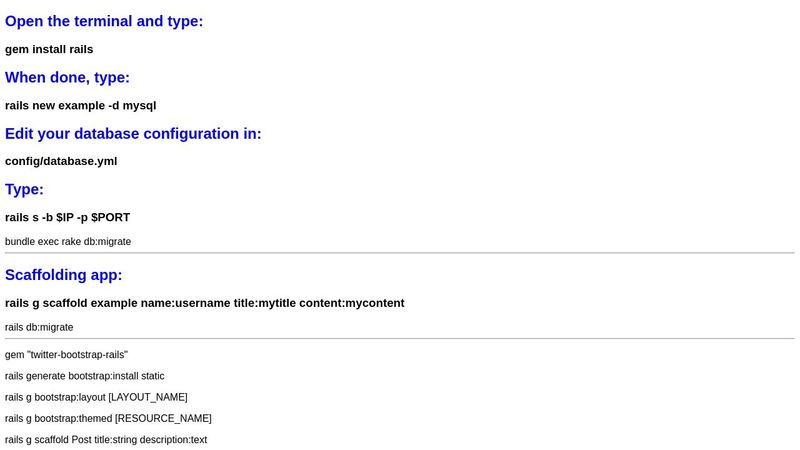 ruby on rails scaffold crud auth devise gems